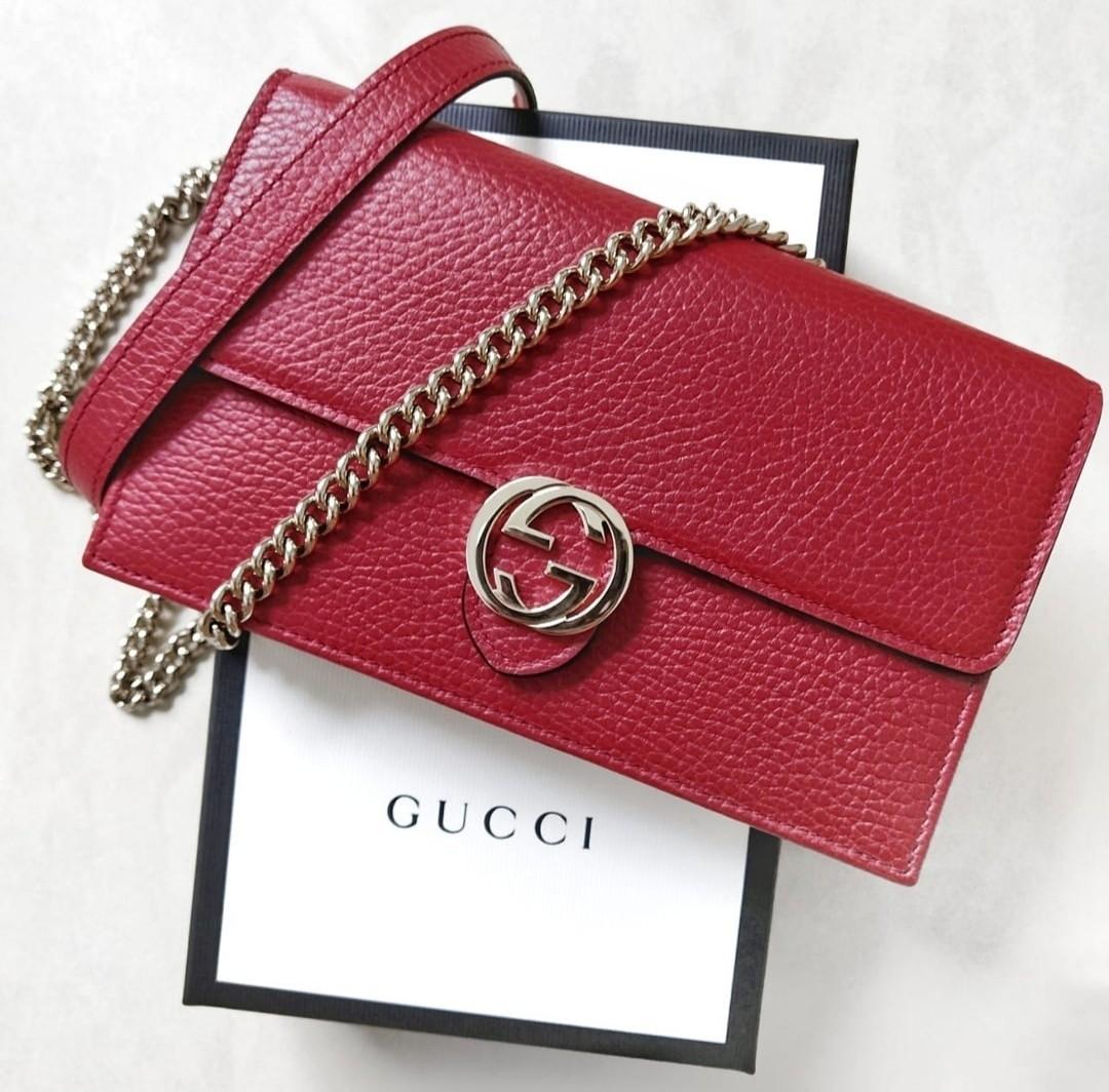 New Gucci Woc black grey red blue and pink, Fesyen Wanita, Tas & Dompet ...