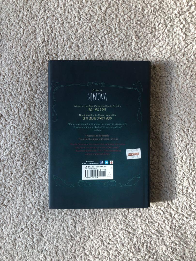 Nimona by Noelle Stevenson Hardcover Graphic Novel, Hobbies & Toys ...