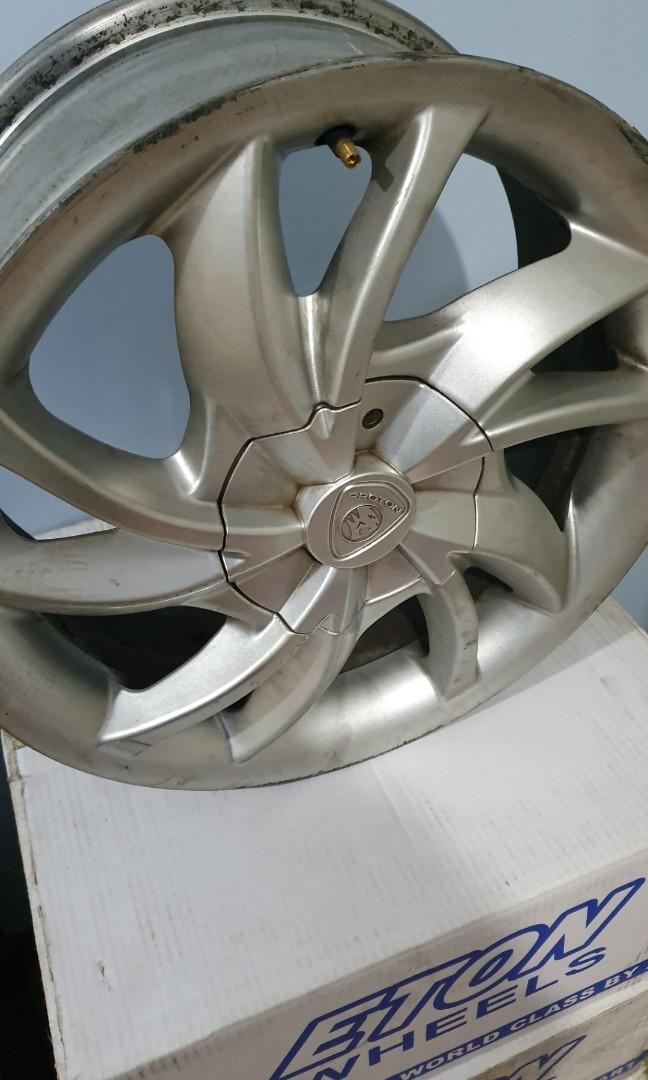 Original Proton Satria Neo 16" Rim, Auto Accessories on Carousell