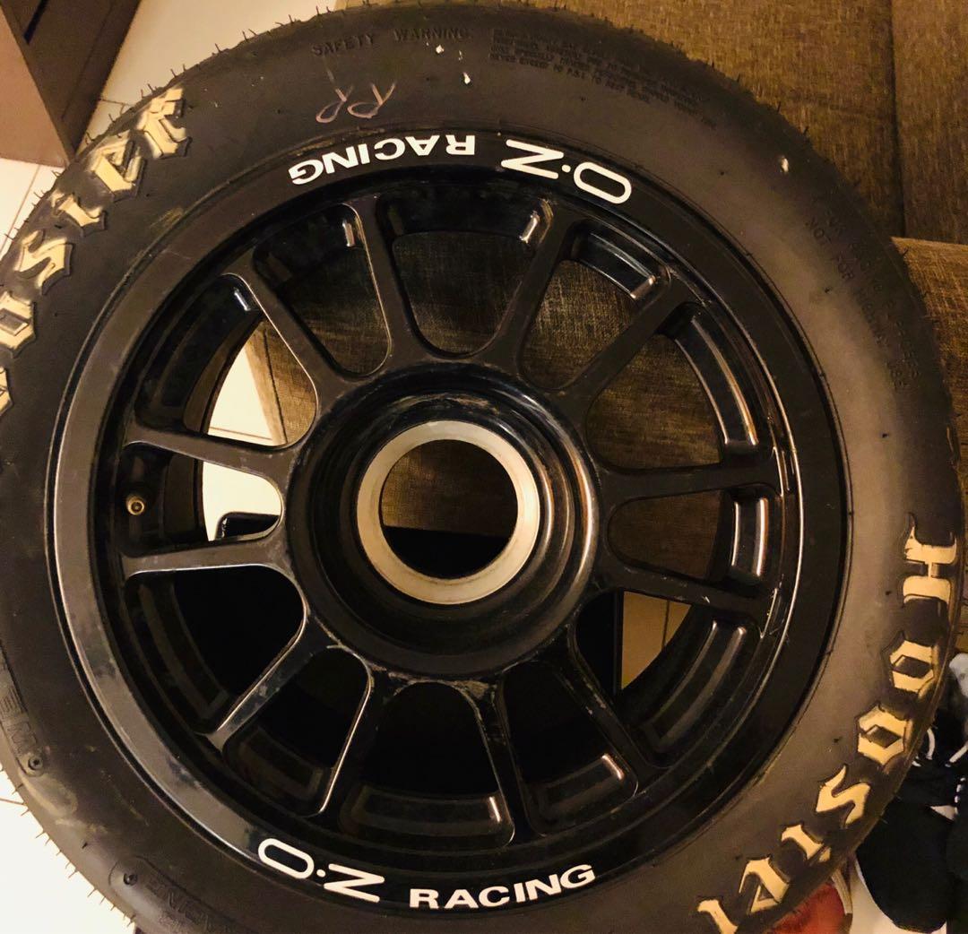 OZ Racing 13” Rims with racing tyres, Car Accessories, Tyres & Rims on ...