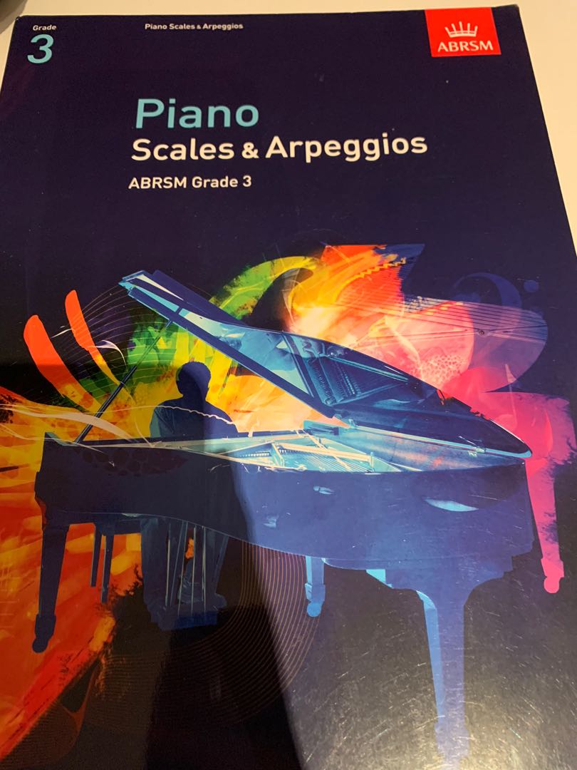 piano abrsm grade 3 scales and arpeggios book, Hobbies & Toys, Music ...