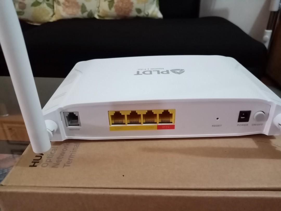PLDT Home Fiber router, Computers & Tech, Parts & Accessories ...