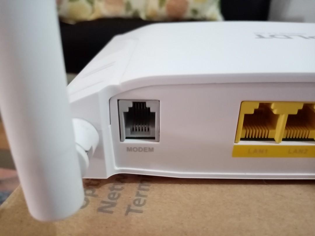 PLDT Home Fiber router, Computers & Tech, Parts & Accessories ...