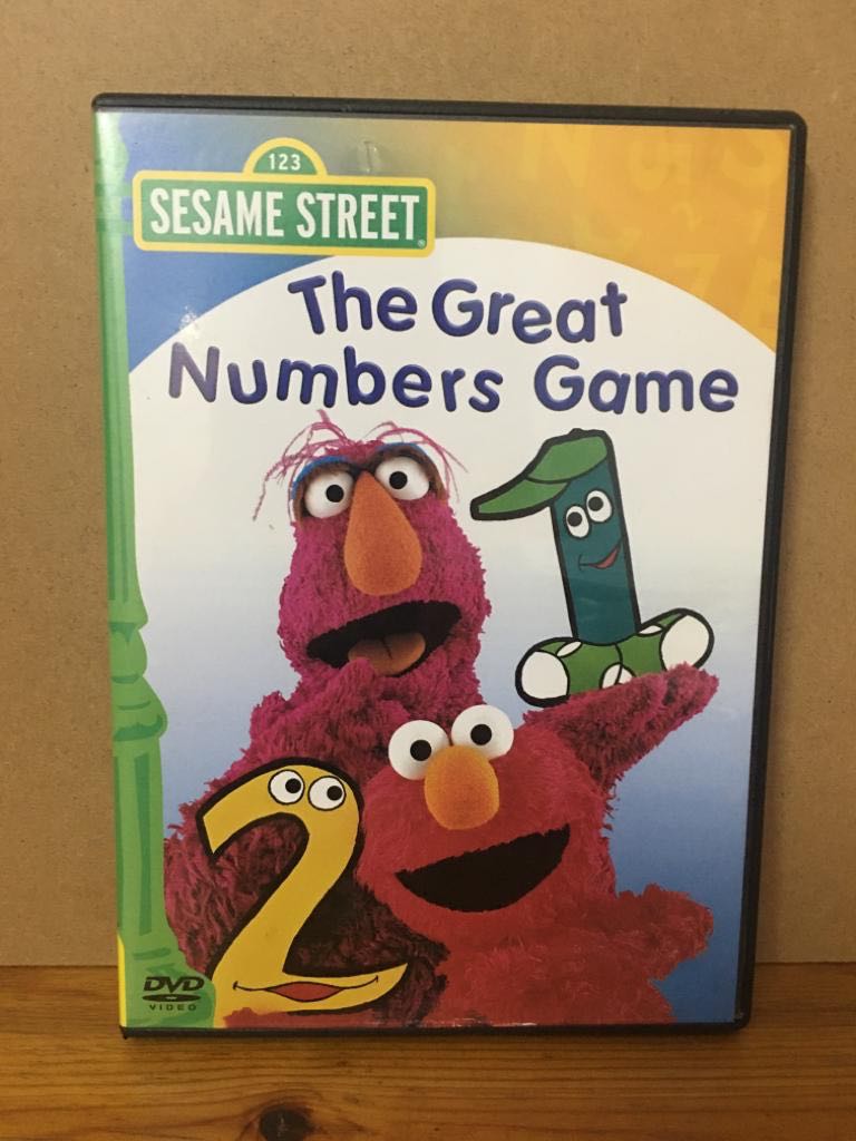 Sesame Street the great numbers game children’s DVD, Hobbies & Toys ...