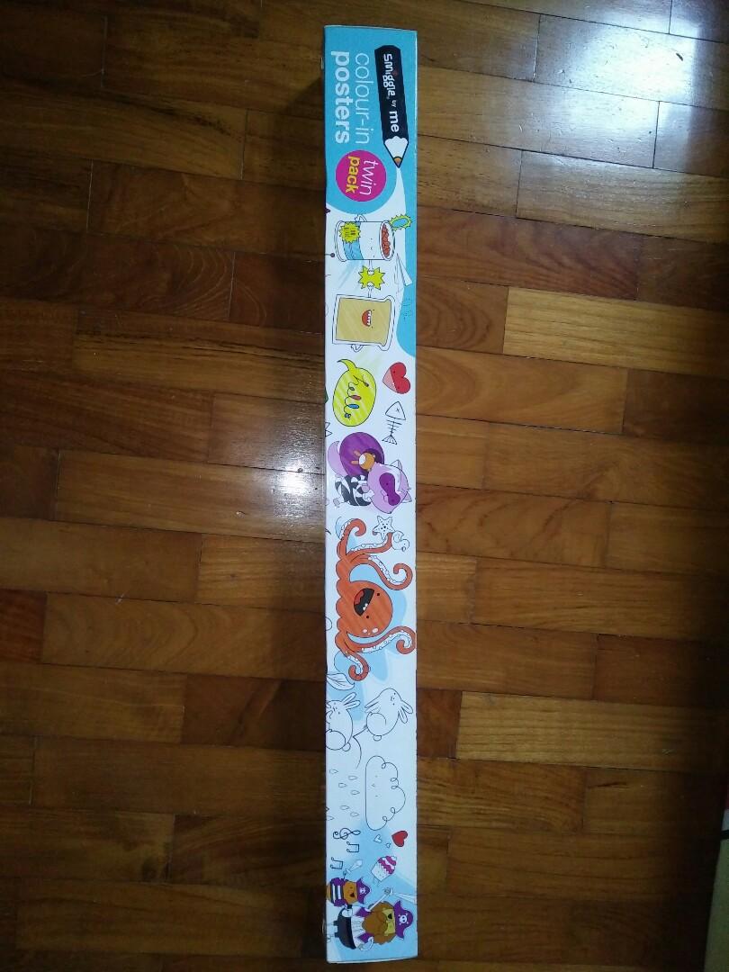 Smiggle colour-in posters twin pack, Hobbies & Toys, Stationery & Craft ...