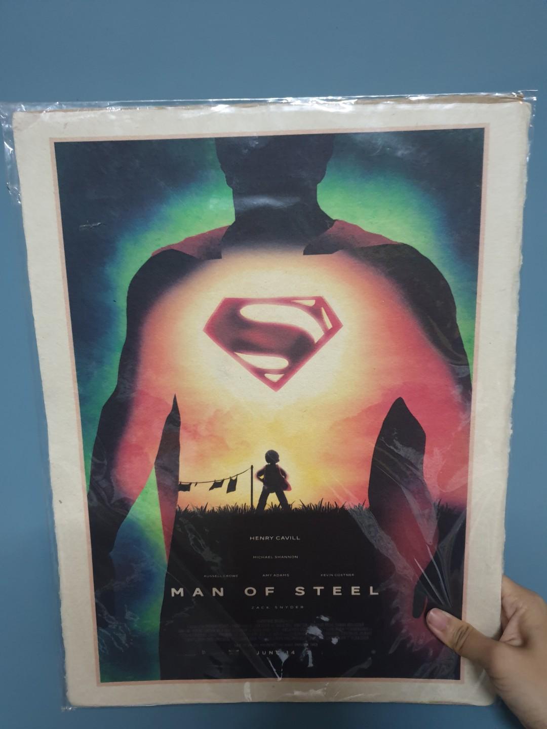 Superman Movie Poster, Hobbies & Toys, Stationery & Craft, Art & Prints ...
