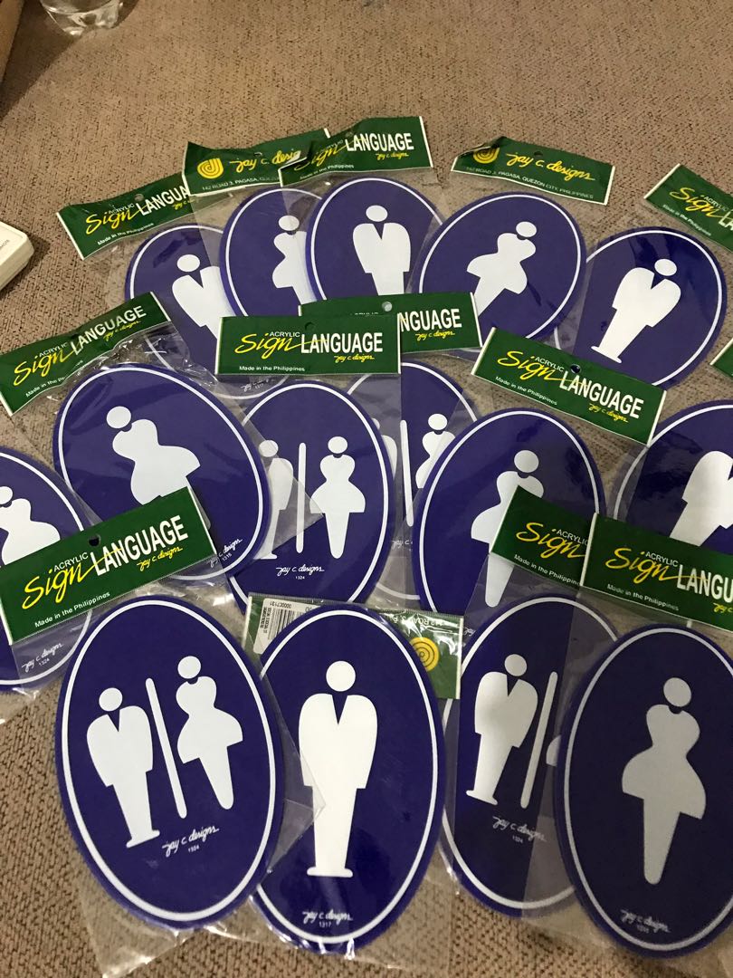 CR SIGNAGE, Furniture & Home Living, Home Improvement & Organization ...