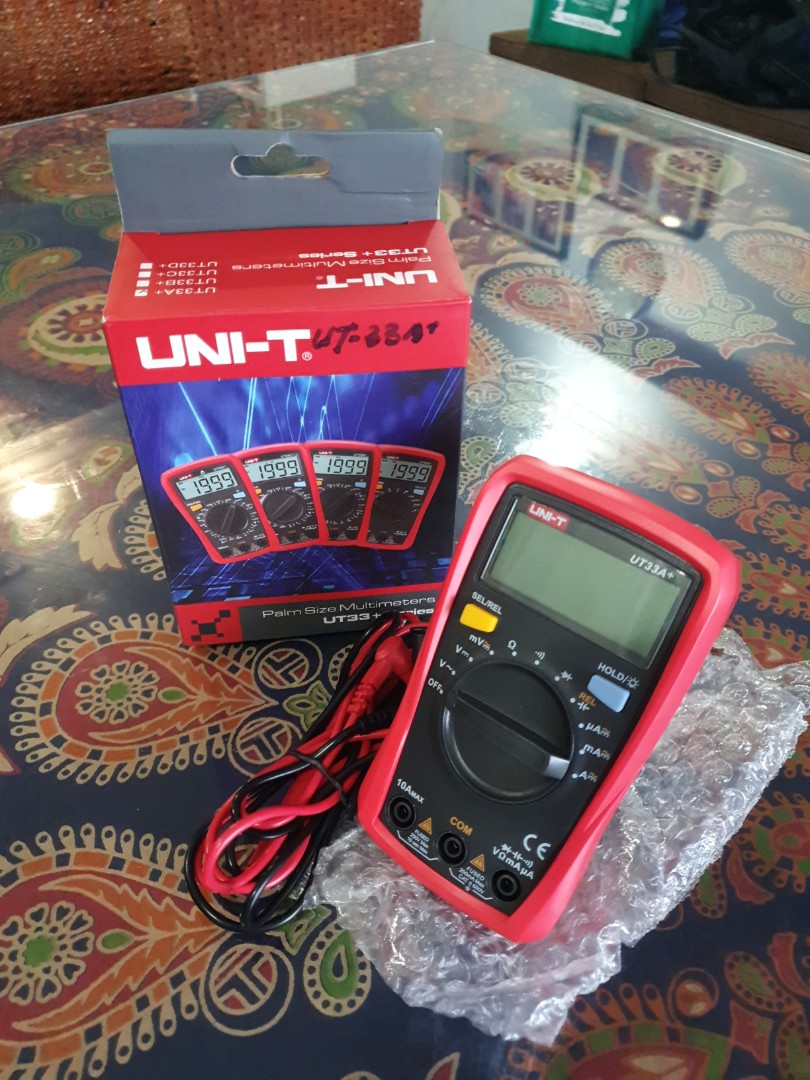 UNI-T UT33+ Palm size multimeter, Computers & Tech, Parts & Accessories ...