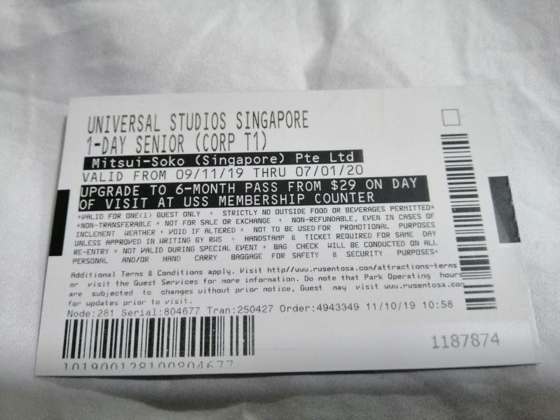 uss senior ticket, Tickets & Vouchers, Event Tickets on Carousell