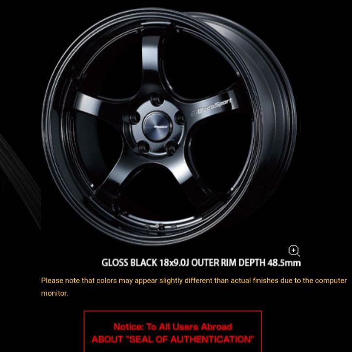 Wedsports Original Rims, Car Accessories, Tyres & Rims on Carousell