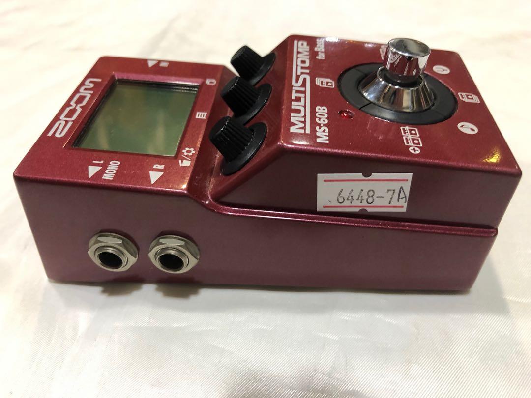 Zoom MS-60B Bass Multi Stomp Effects Pedal, Hobbies & Toys, Music ...