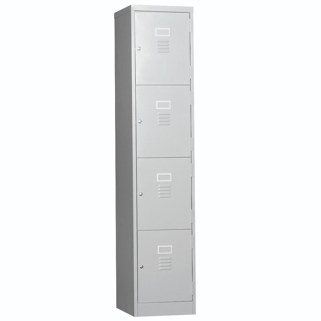 4 Door Metal Steel Locker Cabinet, Furniture & Home Living, Furniture ...