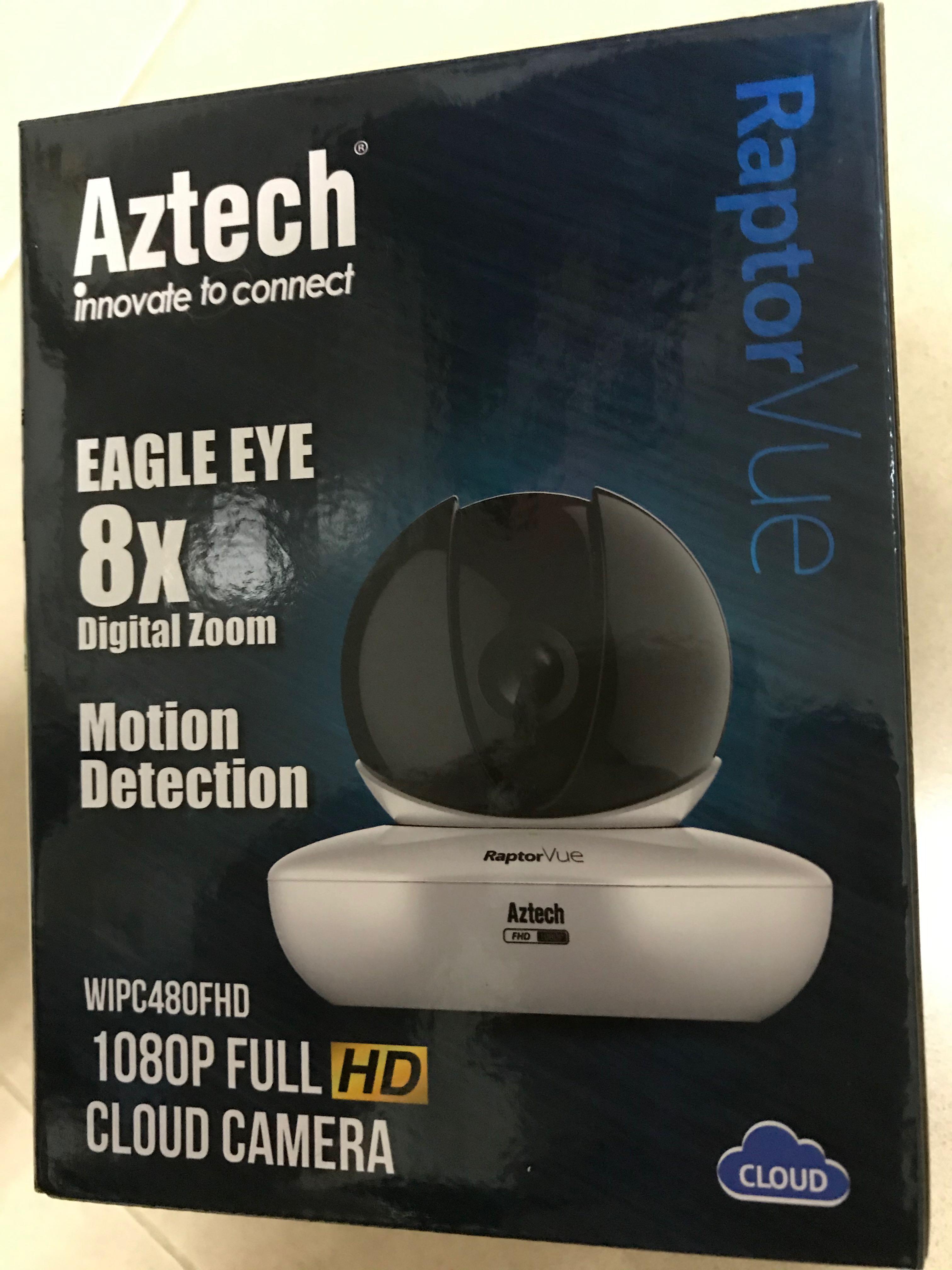 aztech raptor vue ip cam fhd 1080, Furniture & Home Living, Security & Locks, Security Systems ...
