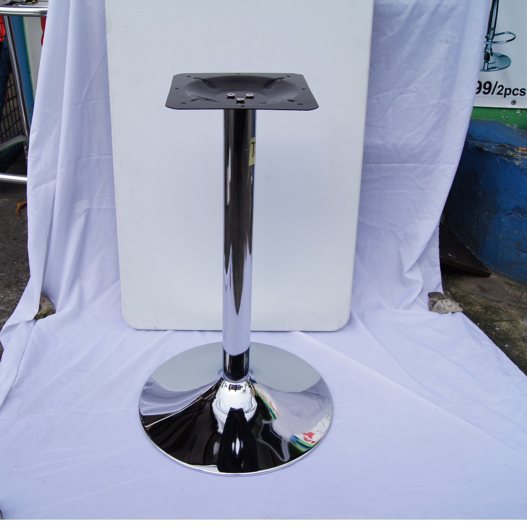 SUMO TS-45R Commercial Chromed Steel Table Stand (Silver) Bar Tables ...