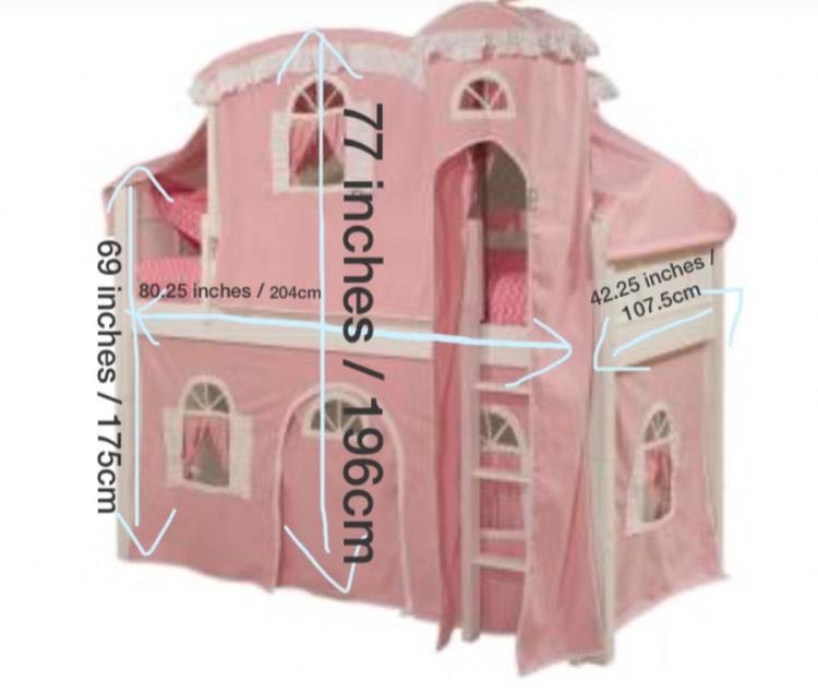 Beautiful Emma loft bed for kids, Babies & Kids, Baby Nursery & Kids ...