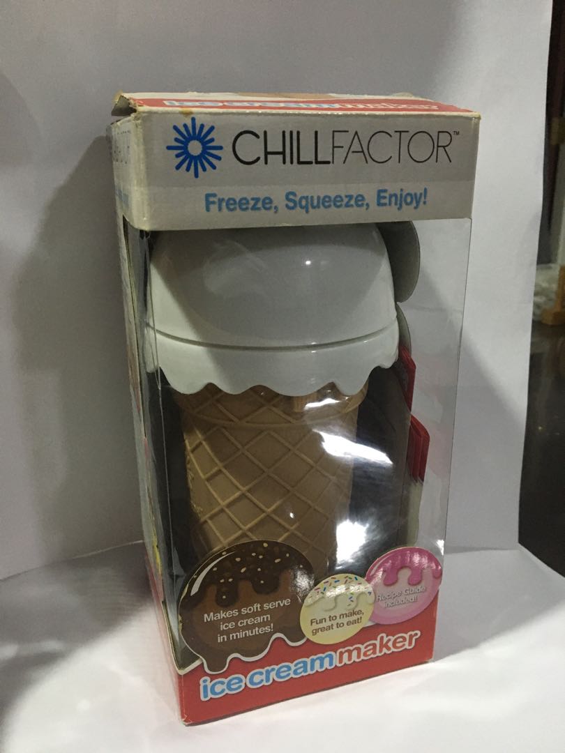 Chill factor ice cream maker, TV & Home Appliances, Kitchen Appliances ...