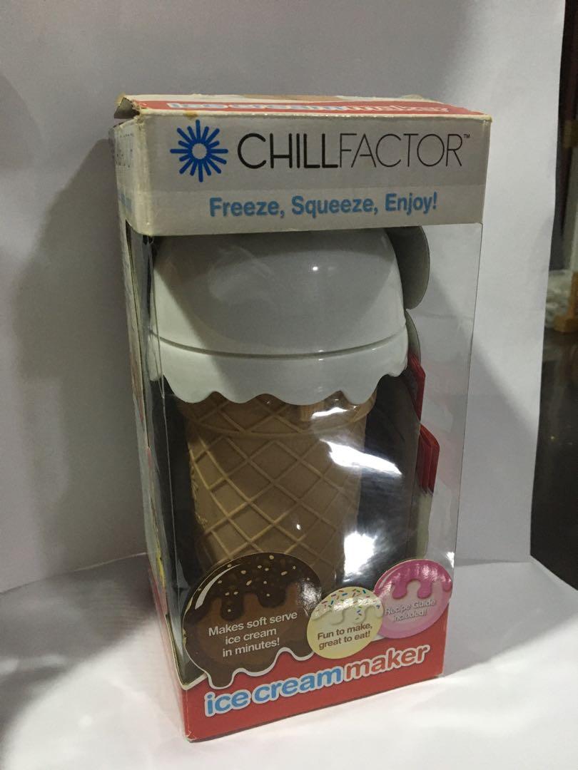 Chill factor ice cream maker, TV & Home Appliances, Kitchen Appliances ...