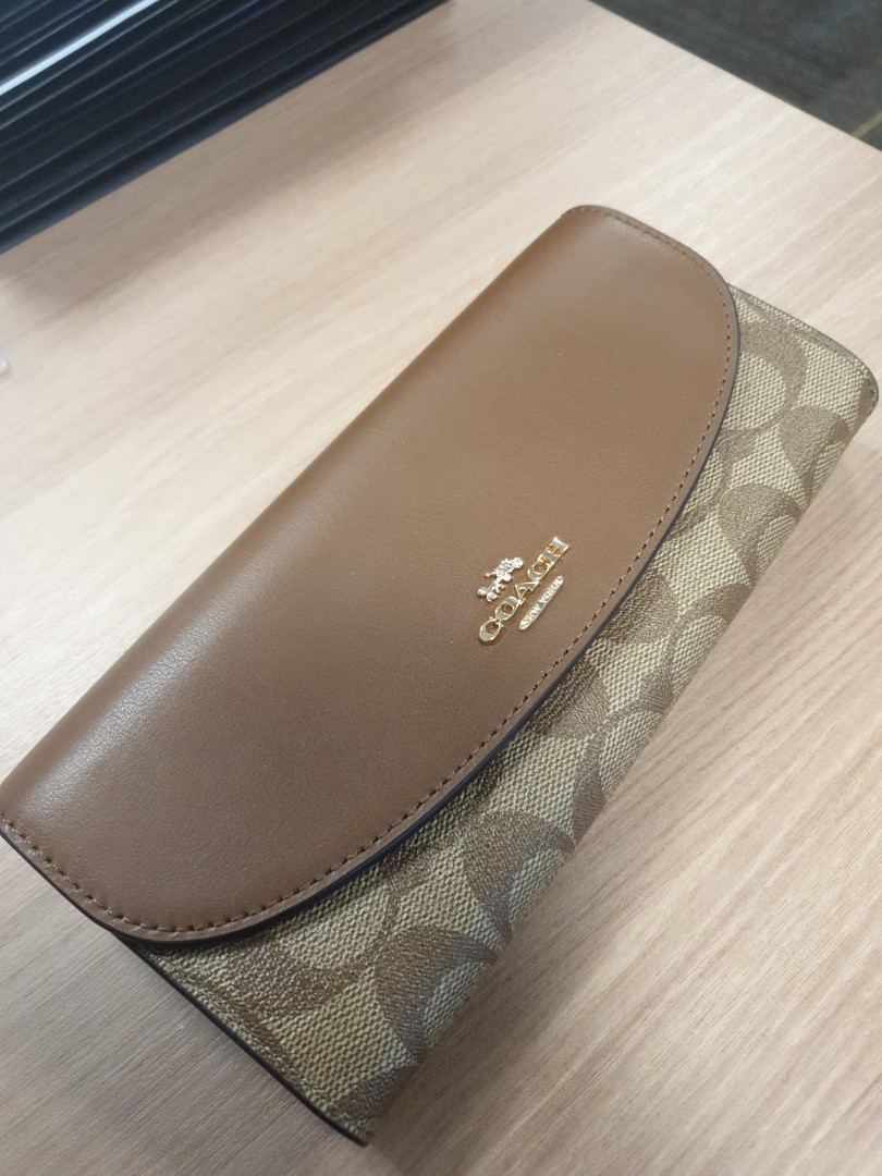 Coach Long Wallet, Luxury, Bags & Wallets on Carousell