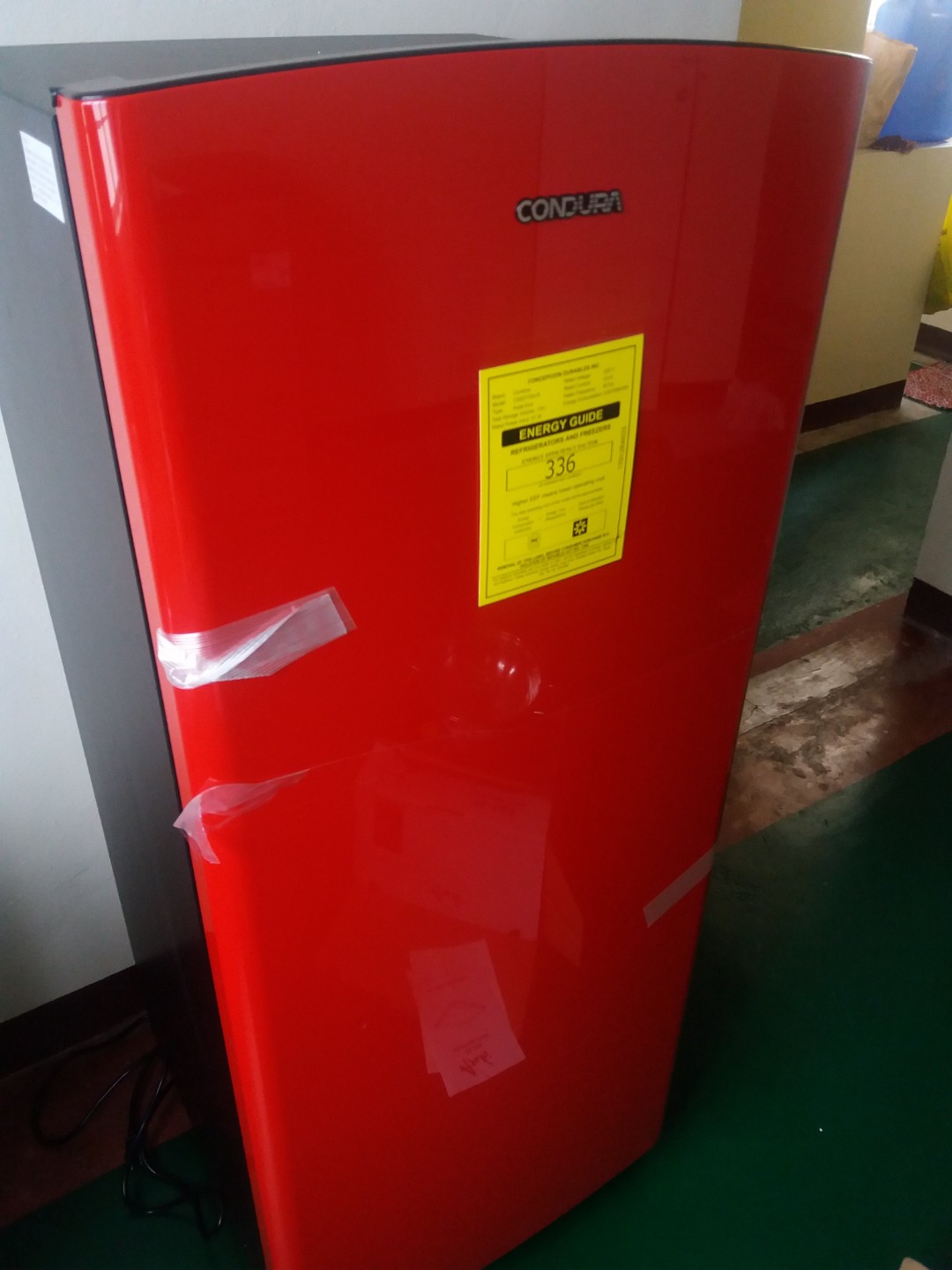 Condura One Door Refrigerator Red, TV & Home Appliances, Kitchen ...