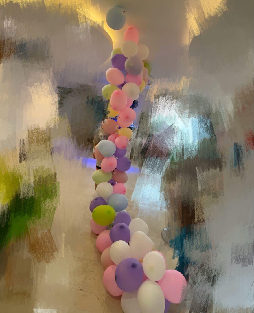 DIY balloon tape roll, balloon plate, Furniture & Home Living, Lighting ...