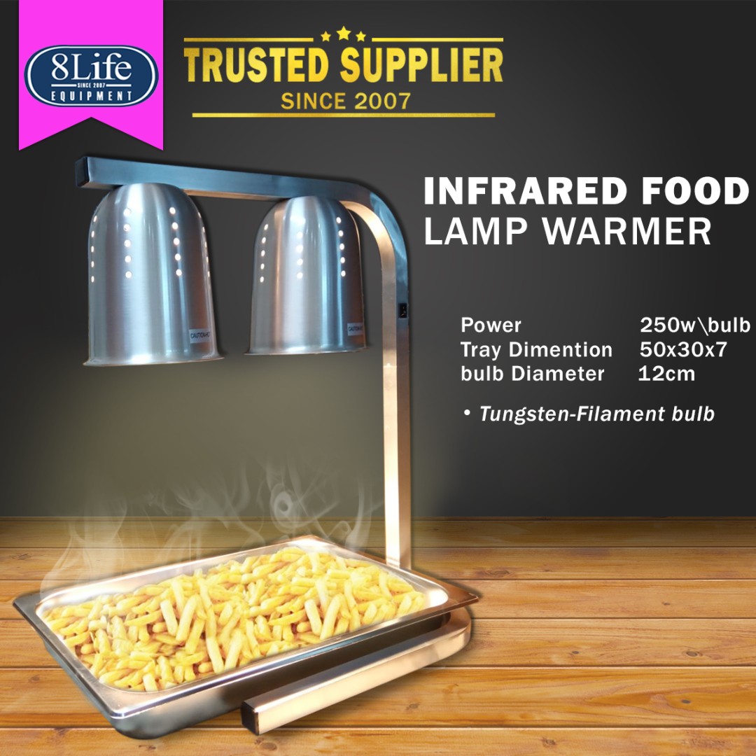Food Lamp Food warmer heat lamp infrared light, Furniture & Home Living ...
