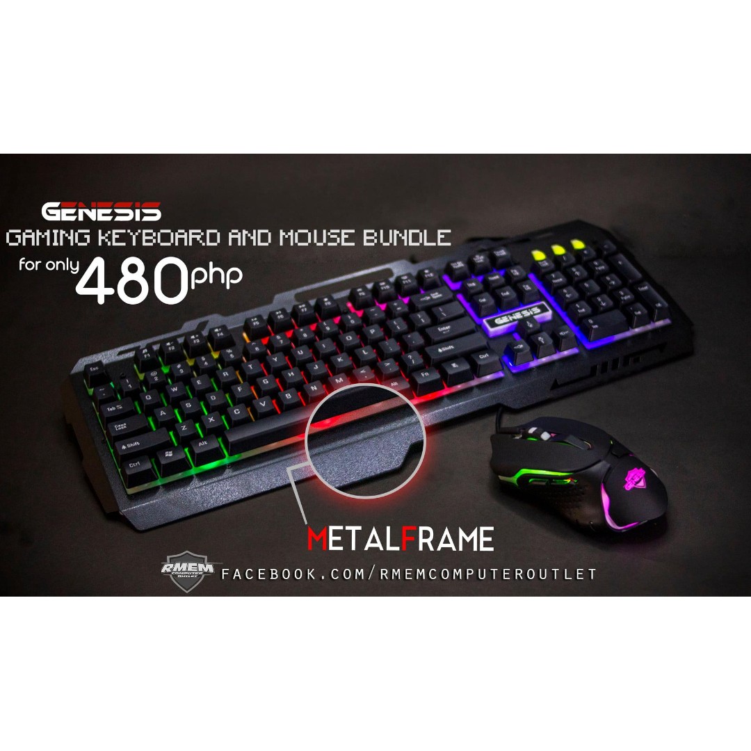 Genesis Gaming RGB mouse and Keyboard, Computers & Tech, Parts ...