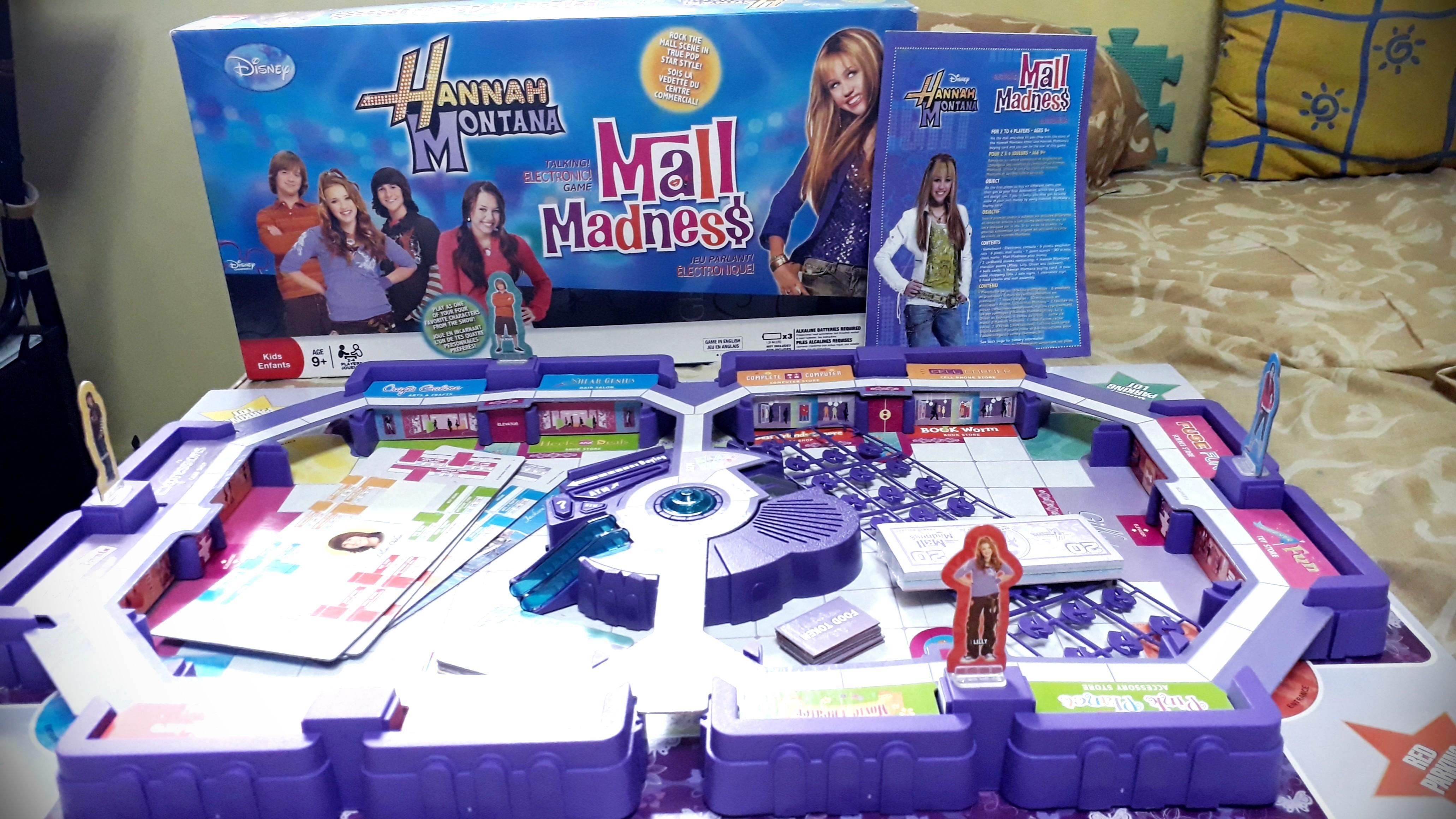 Hannah Montana Mall Madness - TALKING Electronic Game, Hobbies & Toys ...
