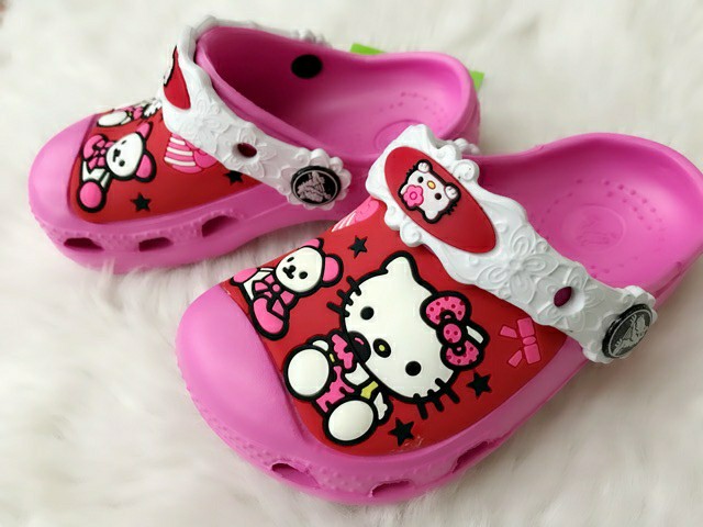 Hello Kitty Crocs, Babies & Kids, Babies & Kids Fashion on Carousell