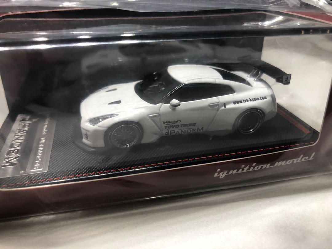 Ignition Model Pandem R35 GT-R White 1/64, Hobbies & Toys, Toys & Games ...
