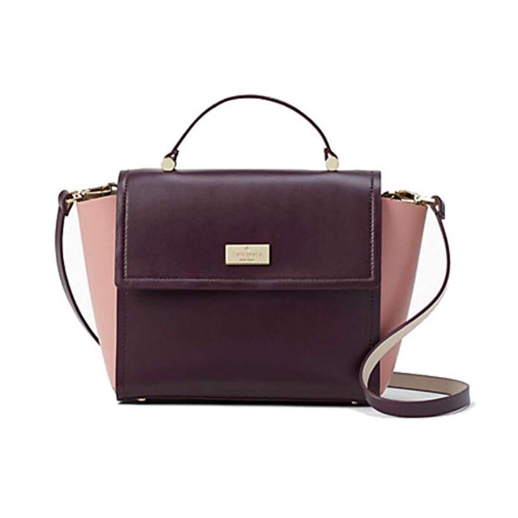 Kate Spade Arbour Hill Charline in aubergine/rose, Women's Fashion ...