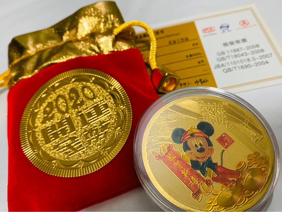 Mickey Mouse Gold Coin - 鼠来宝！, Everything Else on Carousell