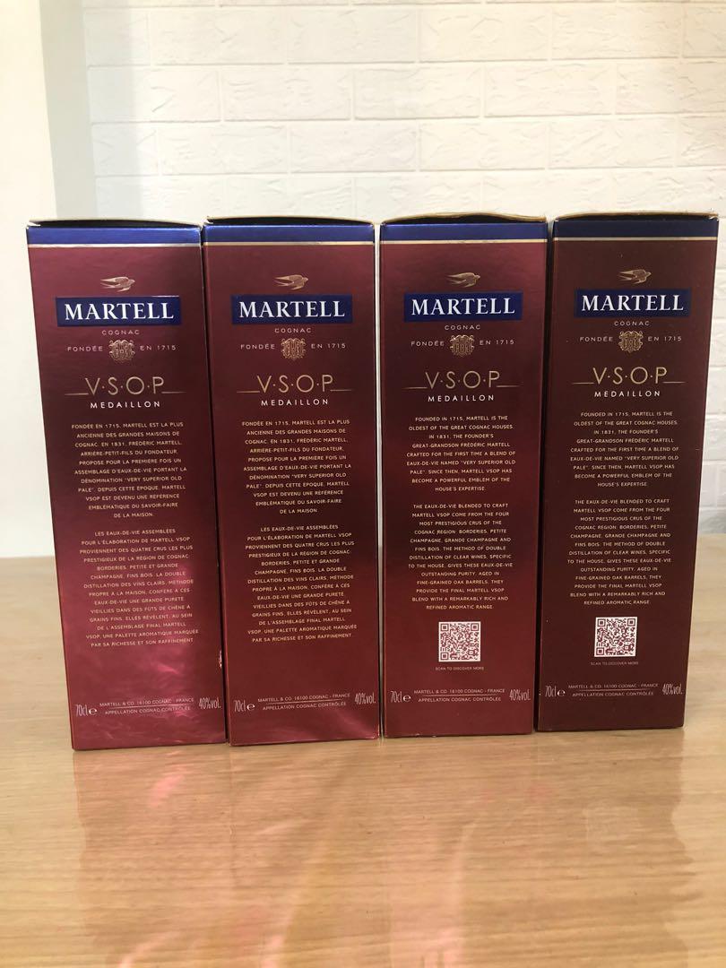 Martell VSOP Medaillon 700ml , Food & Drinks, Alcoholic Beverages on Carousell