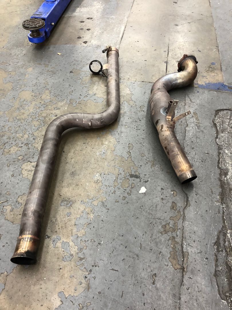 Mercedes Benz E250 coupe downpipe & midpipe, Car Accessories ...