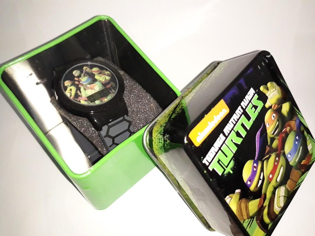 Nickelodeon 104 Ninja Turtles Kids' Digital Watch with Black Bezel ...