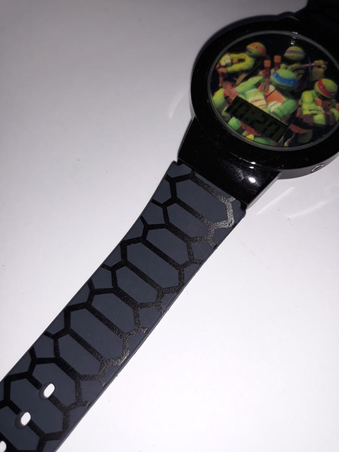 Nickelodeon 104 Ninja Turtles Kids' Digital Watch with Black Bezel ...
