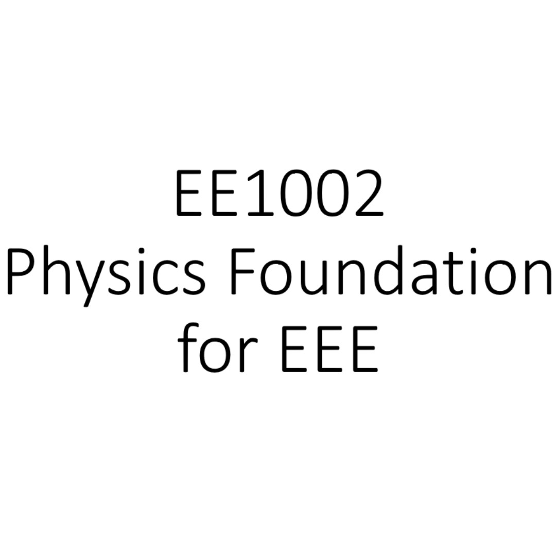 NTU EE1002 Physics Foundation for EEE, Hobbies & Toys, Books ...