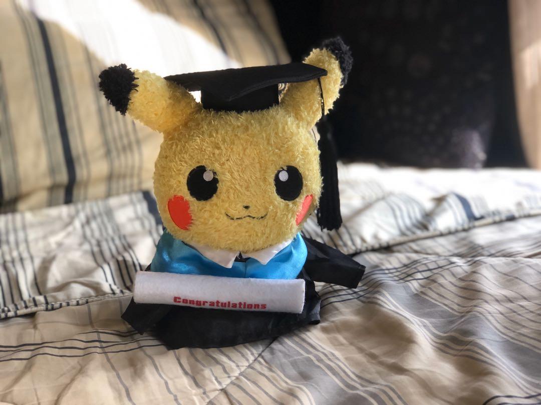 Pikachu Graduation, Hobbies & Toys, Toys & Games on Carousell