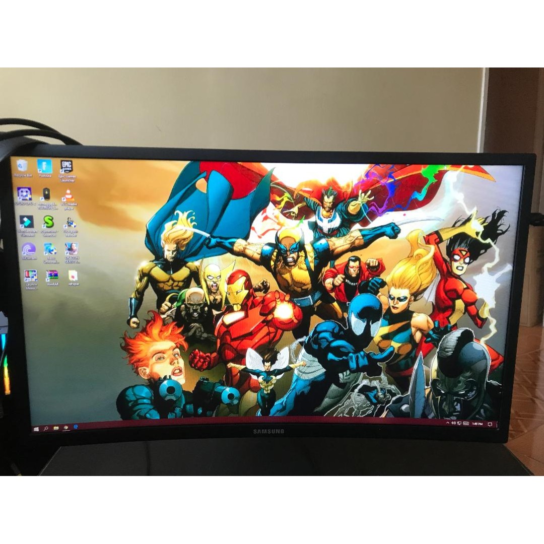 Ryzen 3 2200G Desktop Gaming Set with 144hz Freesync Monitor, Computers ...
