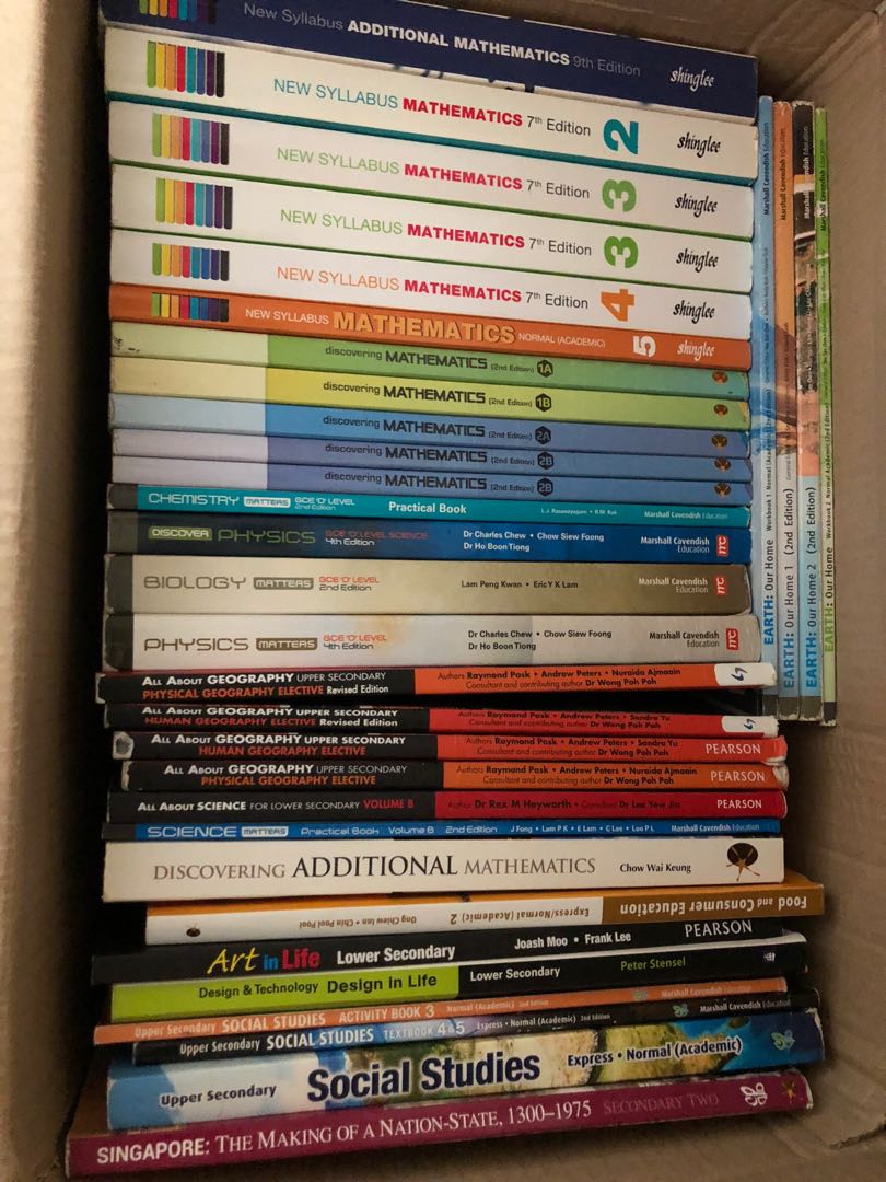 Science, maths, English, geography, history for Secondary, Hobbies ...