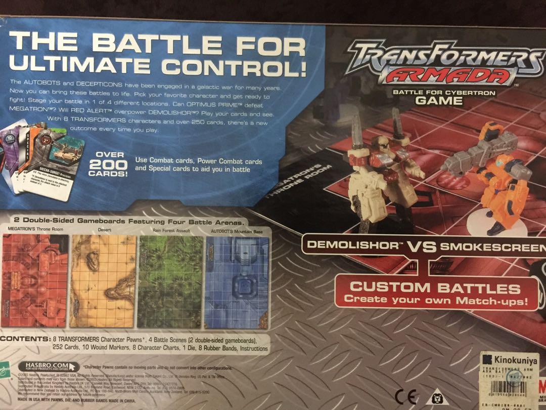 Selling Transformers Armada Battle For Cybertron Game, Hobbies & Toys ...