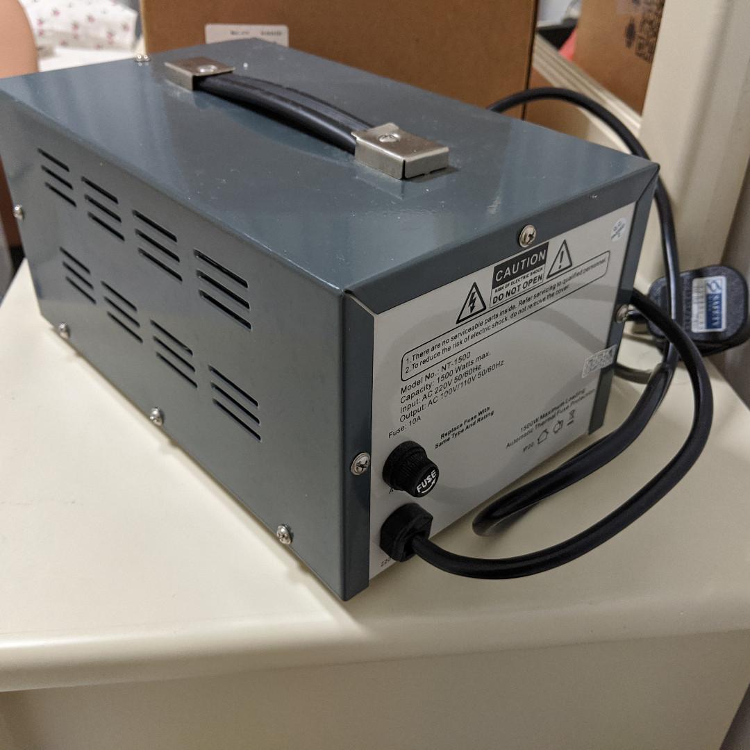 SoundTech Electronic AC to AC Converter Model NT-1500, Computers & Tech ...