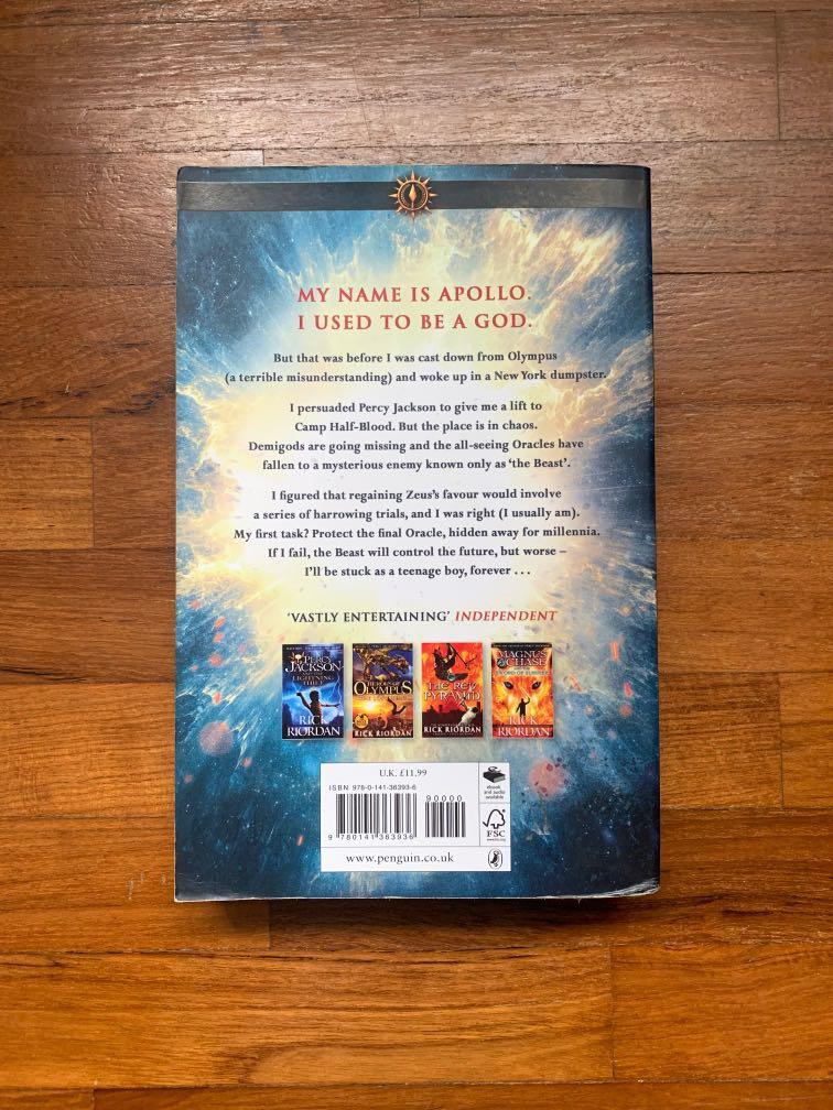 The Hidden Oracle (The Trials of Apollo Series), Hobbies & Toys, Books ...