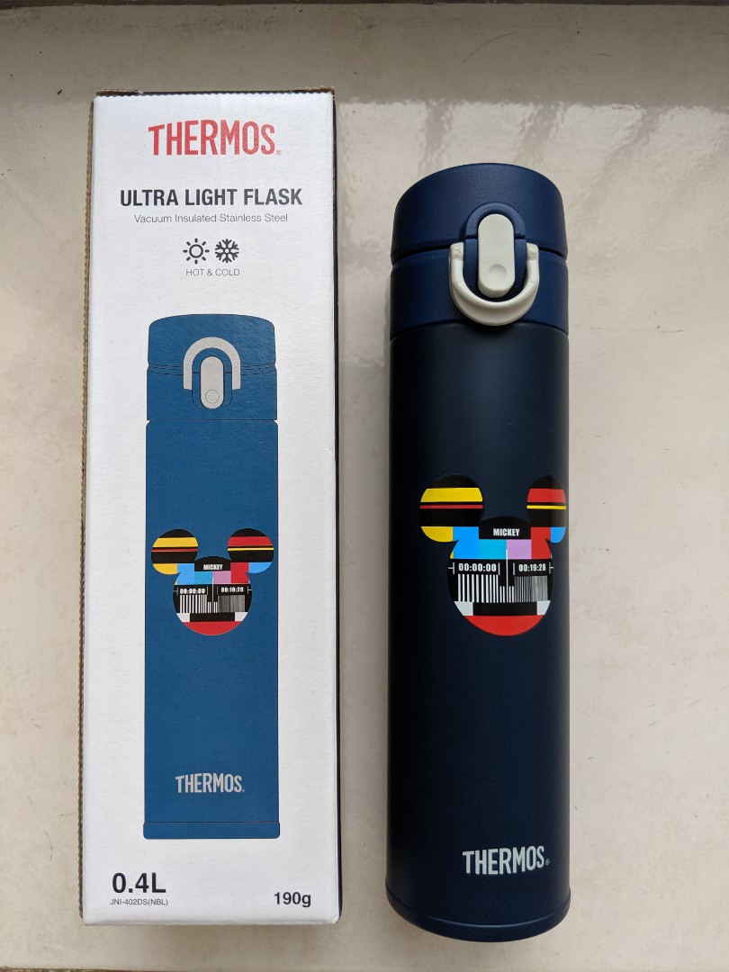Thermos limited edition Mickey mouse flask, Furniture & Home Living ...