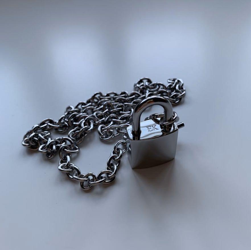 TITANIUM LOCK NECKLACE Original by EKCOLLECTIO, Men's Fashion, Watches ...