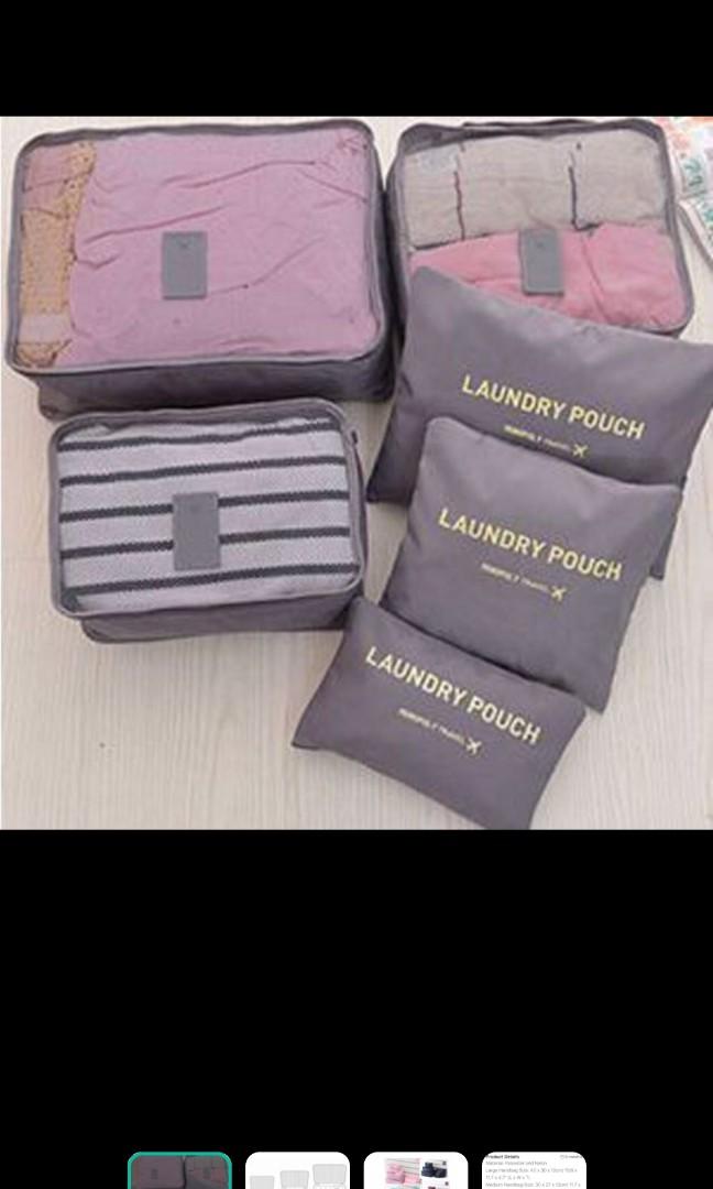 travel pouch 6 pc pack, Hobbies & Toys, Travel, Travel Essentials ...