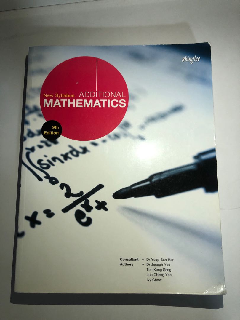 Additional Mathematics Textbook, Hobbies & Toys, Books & Magazines ...