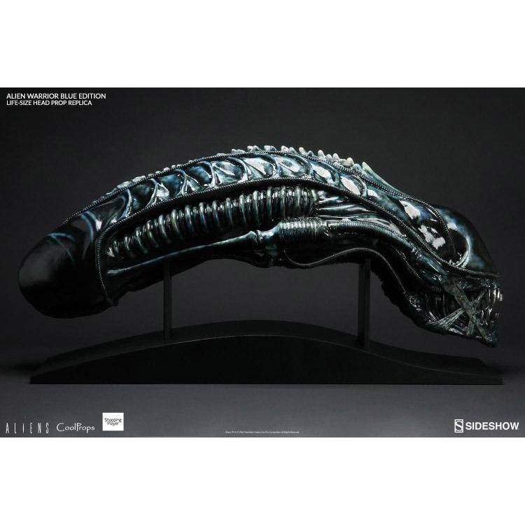 Alien Warrior (Blue Edition) Life-Size Head Prop Replica by CoolProps ...