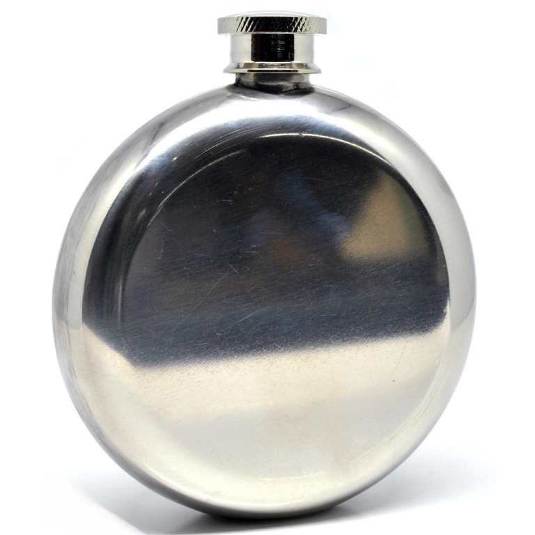 Botol Minum Wine Bir Flask Hip Round Shape Stainless Steel 5oz ...