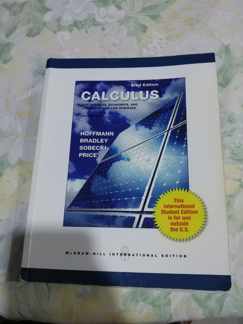 Calculus 11th edition (for business economics and the social and life ...