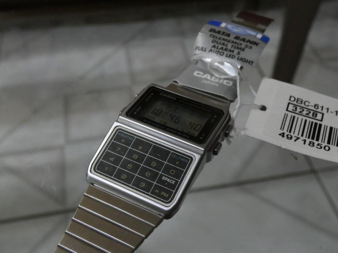 Casio Databank DBC 611 Calculator watch, Men's Fashion, Watches ...
